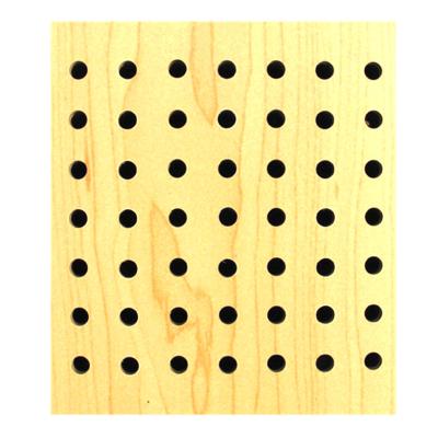 Cina Music Room ha perforato il bordo di legno della parete della fibra di poliestere di assorbimento acustico dei pannelli acustici in vendita
