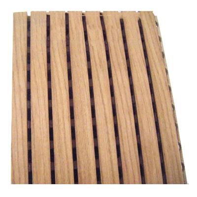 Cina Pannelli acustici di legno scanalati suono acustico di isolamento acustico degli strati del MDF in vendita