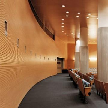 Cina Il suono della decorazione interna assorbe i pannelli acustici scanalati di legno in vendita