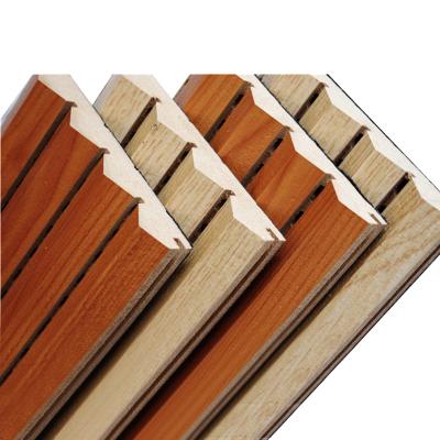 Cina Pannello acustico scanalato di legno della sala decorativa con la superficie della melammina in vendita