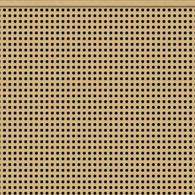 Cina Pannello per soffitti acustico dei pannelli acustici di gesso della fibra minerale di legno perforata del bordo in vendita