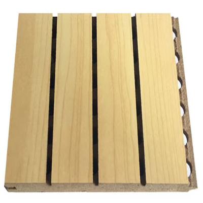 Cina Pannello acustico scanalato di legno di rivestimento dell'interno dell'impiallacciatura ignifugo in vendita