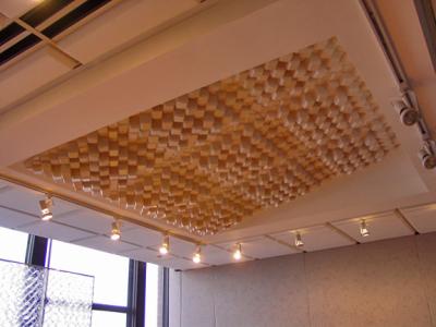 Cina La parete di legno Ppaneling/diffusore acustico di Qrd riveste il trattamento di pannelli quadrato del bordo in vendita