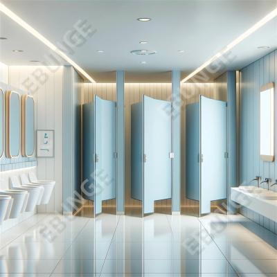 China Easy To Clean Hinged Door Toilet Partition Wall Toilet Partition for sale
