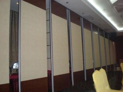 China Melamine Board Folding Partition Walls 85 mm Thickness Leather Surface for sale