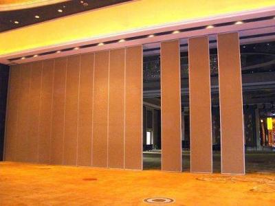 China Retractable Temporary Operable Sound Proof Sliding Partition Walls Panel Width 500 mm for sale