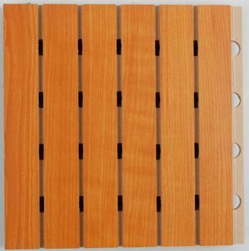 Cina Divisione scanalata di legno Walll del fono assorbente per la sala riunioni/mostra in vendita