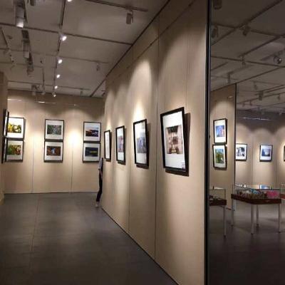 China Paredes de separação à prova de som da exposição portátil acústica do Mdf da porta deslizante de divisor de sala da mobília à venda