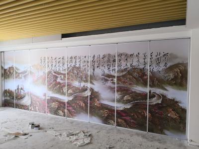 Cina Banquet i muri divisori scorrevoli acustici di legno di Corridoio/pannelli di parete mobili in vendita