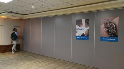 China Portable Sliding Door Hotel Sound Proof Partition Wall Melamine Surface Aluminium + MDF Board Structure for sale