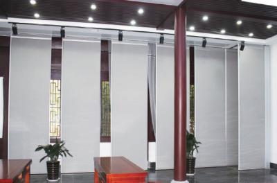 China Light Weight Office Partition Walls / Aluminum Frame Folding Partition Walls with Doors for sale