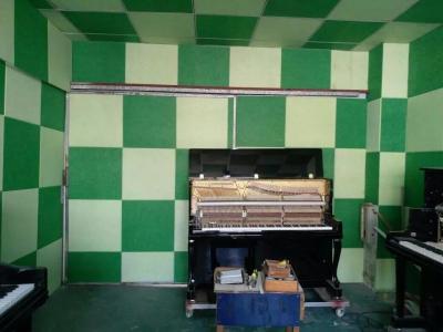 Cina Pannelli acustici del poliestere del cinema, bordo a prova di fuoco decorativo di assorbimento acustico in vendita