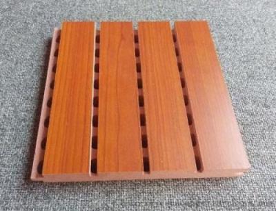 Cina Bordo scanalato di legno solido su ordinazione di Asorption del suono del pannello acustico per Music Room in vendita