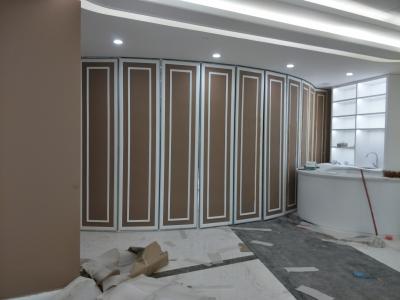 China Custom Movable Sound Proof Walls For Dancing Room , Sliding Aluminium Track Operable Wall Systems for sale