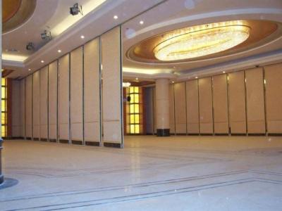 China Modern Hotel Partition Wall / Soundproof Sliding Partition Wall for sale