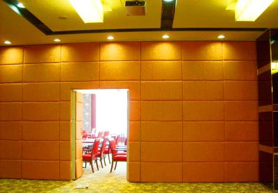 China Laminate Finished Aluminium Frame Folding Partition Walls For Restaurant for sale