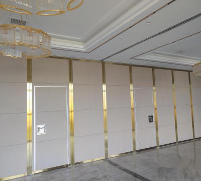 China Laminate Finished Aluminium Frame Folding Partition Walls For Restaurant for sale