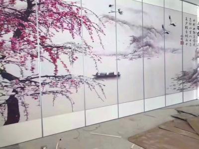 Cina Muro divisorio smontabile di legno del pannello insonorizzato decorativo per la sala da ballo in vendita