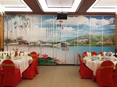 China Flexibles System-Aluminiumrahmen MDF, der Trennwände für Ausstellung Hall schiebt zu verkaufen