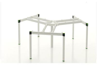 China Office Stand Computer Partition Workstation Tables With Cabinets Height Adjustable for sale