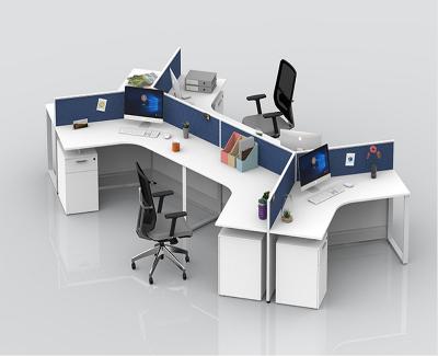 China Office Stand Computer Partition Workstation Tables With Cabinets Height Adjustable for sale