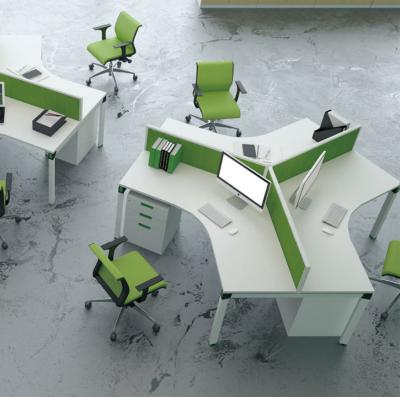 China Office Stand Computer Partition Workstation Tables With Cabinets Height Adjustable for sale