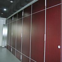 China Polyester Fiber Acoustic Movable Partition Wall 65mm 85mm 100mm for Hotel Restaurant for sale