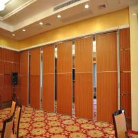 China Movable Folding Sliding Partition Door Aluminum Track Max 6000mm Height 65-100mm Panel for sale
