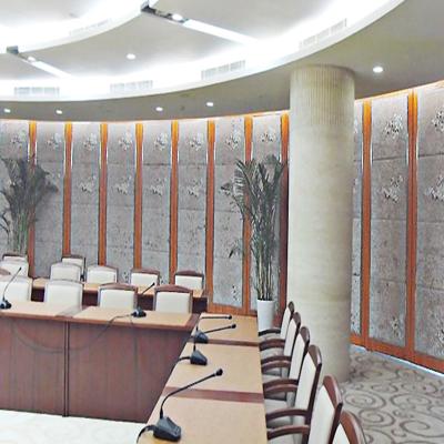 Cina Pista mobile del soffitto che fa scorrere la porta di legno insonorizzata piegante della divisione per il banchetto Corridoio in vendita