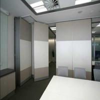 China Top Hung 65mm Melamine Surface Operable Soundproof Movable Office Partition Wall 2000-4000mm for sale