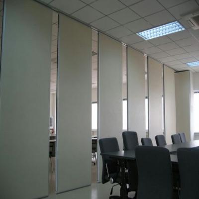 Cina Muro divisorio mobile scorrevole insonorizzato della sala riunioni sulle ruote e sulla via di corsa in vendita