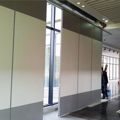 China MDF Finish Sliding Wall Partitions For Auditorium Meeting Room Customized Size for sale