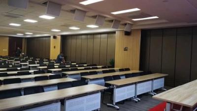 Cina Conferenza Rooom che fa scorrere i materiali del fono assorbente dei muri divisori nessuna pista del pavimento di bisogno in vendita