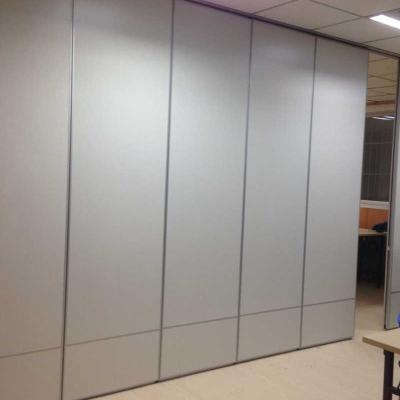 China Wood Folding Decoration Movable Partition Walls On Wheel For Art Gallery / Office Room for sale