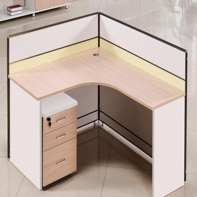 China Open L Shape Call Center 4 Person Office Cubicle Size 1200*600*1200 Mm for sale