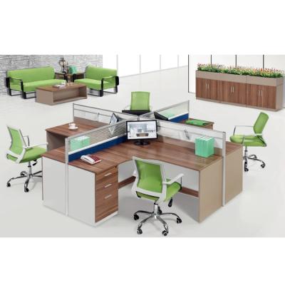 Cina Stazione di lavoro regolabile dell'ufficio di 4 persone/cubicoli modulari delle forniture di ufficio in vendita