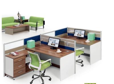 Cina Stazione di lavoro regolabile dell'ufficio di 4 persone/cubicoli modulari delle forniture di ufficio in vendita