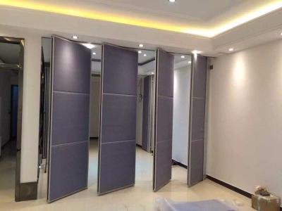 China Sound Proof Movable Partition Wall , Operable Sliding Folding Wall Dividers For Wedding Hall for sale