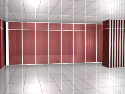Cina Struttura di alluminio che fa scorrere le porte mobili che piegano i muri divisori per l'ufficio in vendita