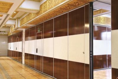 China Sound Proof Operable Folding Partition Walls Panel Width 1200 Mm For Banquet Hall for sale