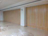 China Sound Insulation Movable Partition Wall 100mm Thickness Aluminum Frame for Restaurant for sale
