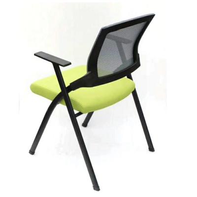 China Armless Foldable Staff Ergonomic Office Chair With Metal Frame / Ergo Desk Chair for sale