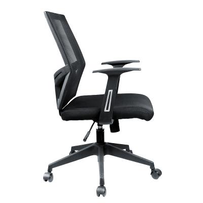 Cina Alta sedia nera posteriore dell'ufficio della maglia/poltrona girevole ergonomica con il poggiacapo in vendita