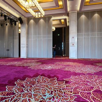 China Manual Aluminum Sliding Soundproof Partition Walls / Movable Wall Panels for sale