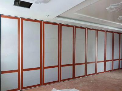 China Conference Room Sliding Partition Wall With Aluminum Frame / Acoustic Room Divider for sale
