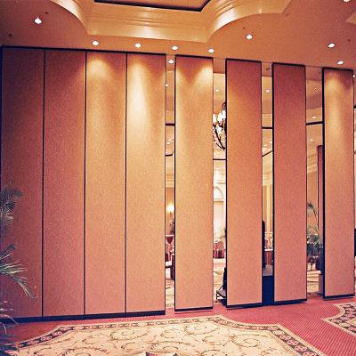 Cina Muro divisorio mobile girante scorrevole a prova di fuoco laminato bordo del MDF per l'hotel in vendita