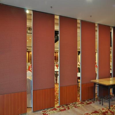 China Soundproof Operable Partition Wall With Ceiling Track / Folding Panel Partitions for sale