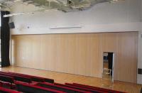 China Fireproof Movable Partition Wall with Pass Door 65mm 85mm 100mm Soundproof Dance Studio for sale