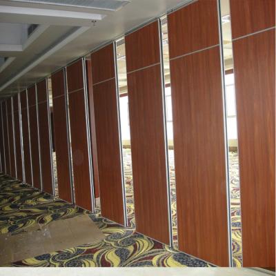 Cina Banqueting di legno insonorizzato scorrevole della porta dei muri divisori di Corridoio con la superficie del tessuto in vendita