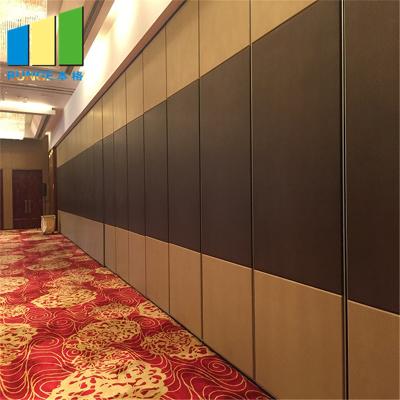 中国 ホテルのための隔壁を滑らせるアルミニウム プロフィールの折りたたみ折りたたみの手動動産 販売のため